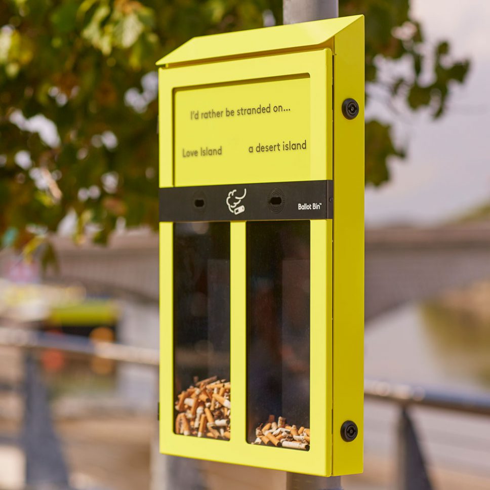 Ballot Bin – Keep streets litter-free with the Ballot Bins
